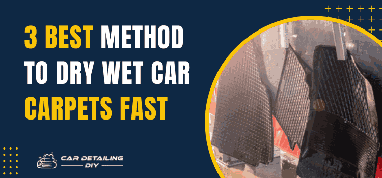 How To Dry Wet Car Carpets Fast In 3 Different Methods?